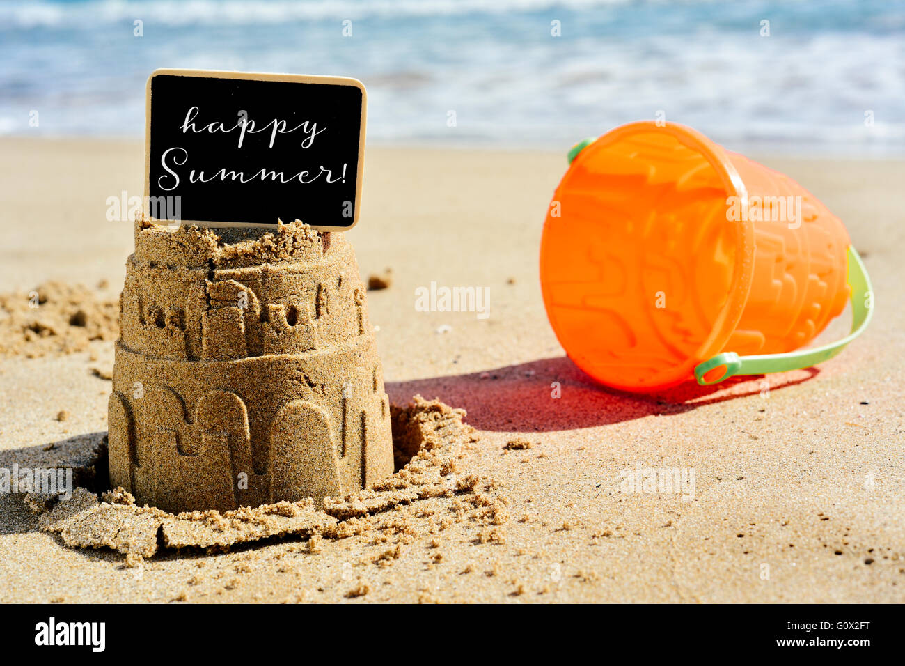 Sandcastle black sea hi-res stock photography and images - Alamy