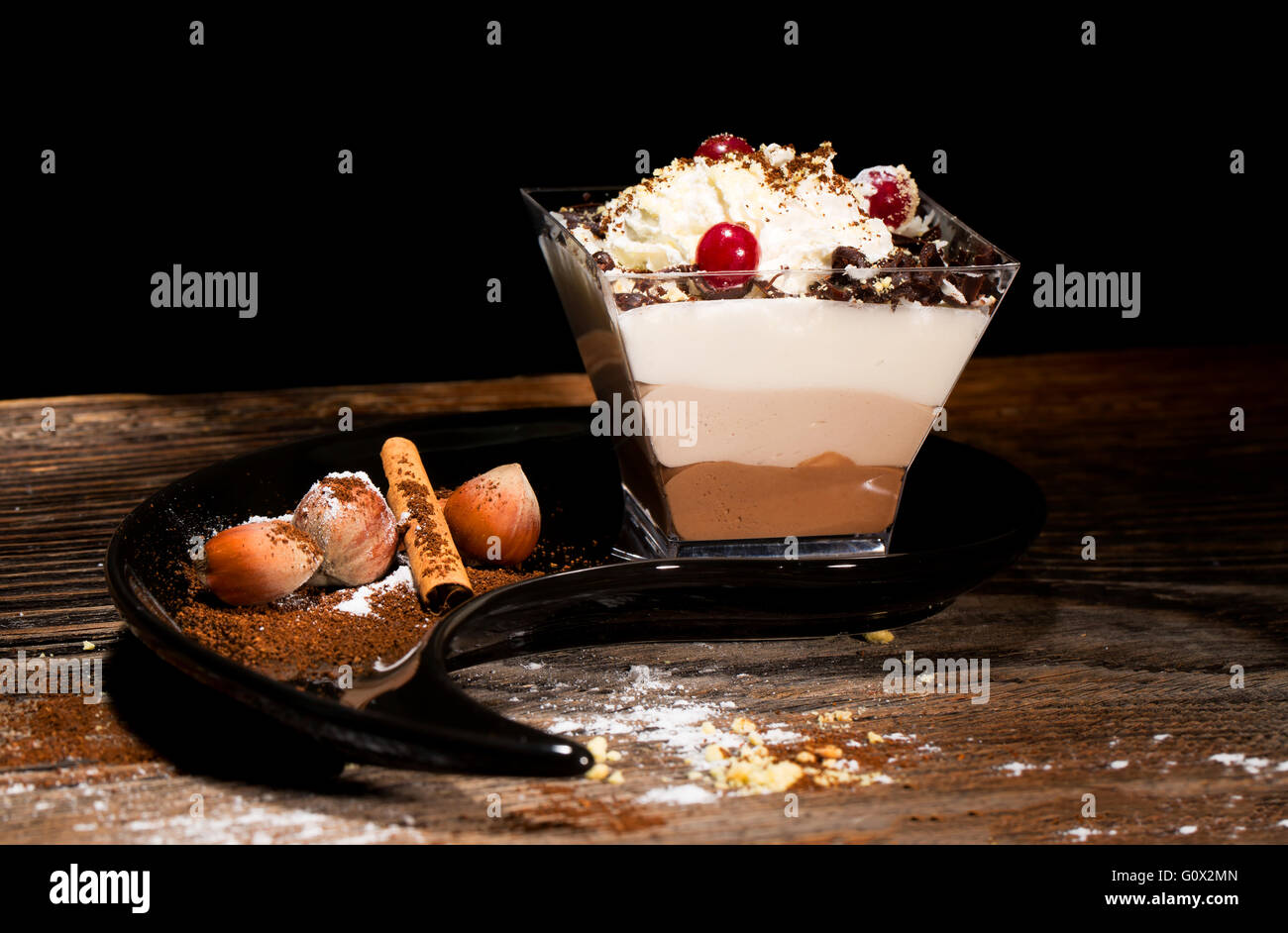 Closeup of cakes. Dessert Stock Photo - Alamy
