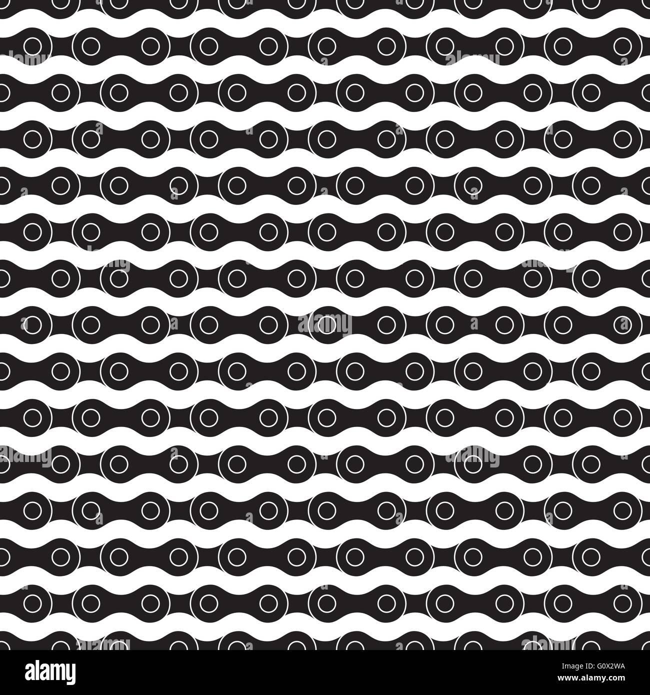 Seamless black and white chain seamless background tile Stock Vector ...