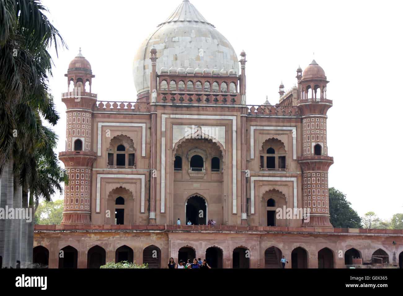 Safdarjung Tomb, New Delhi, India, two storied tomb on a raised ...