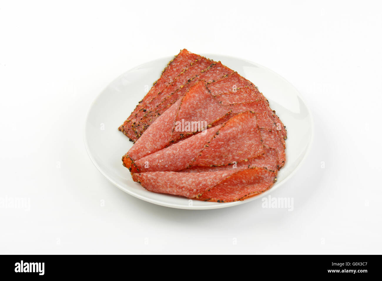 Salami pepperoni snack appetizer hi-res stock photography and images ...