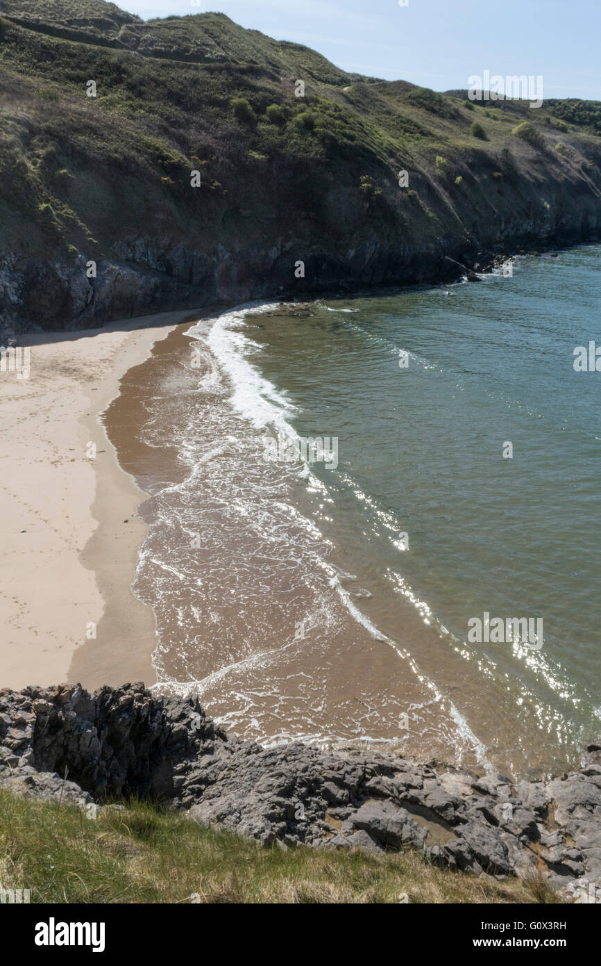 Broughton Bay on the North Gower Peninsular, Wales Stock Photo - Alamy