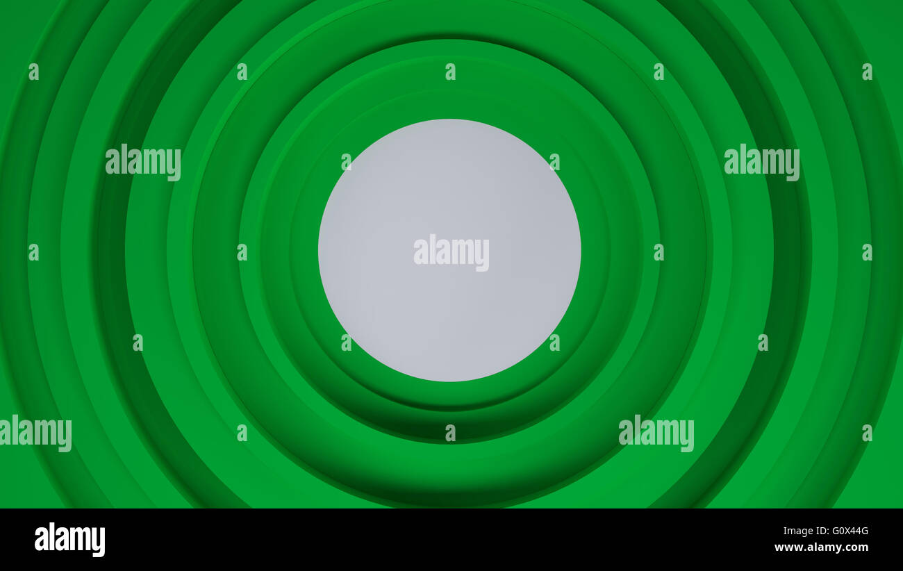 abstract green circles, 3d illustration Stock Photo - Alamy