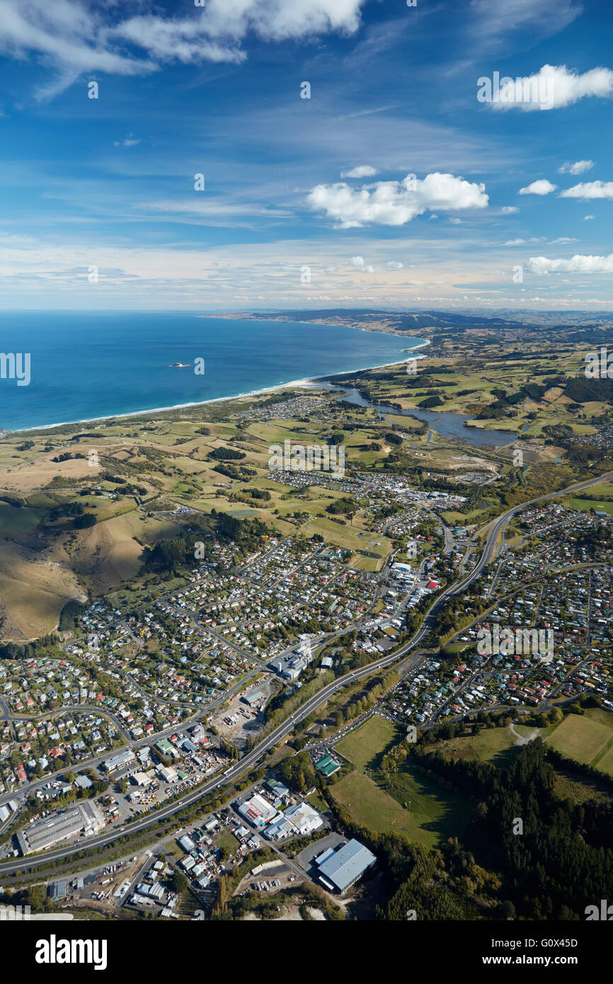 Green Island, Southern Motorway and Abbotsford, Dunedin, Otago, South ...
