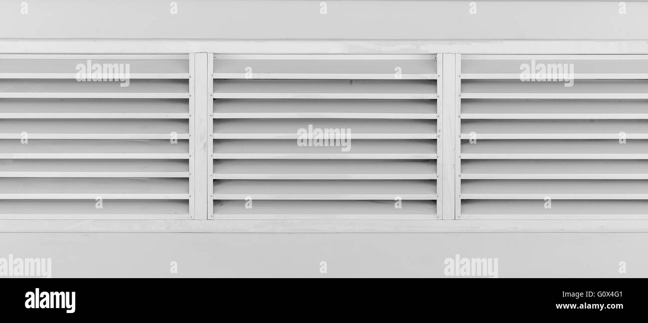 old louvers window with frame ,black and white tone Stock Photo - Alamy