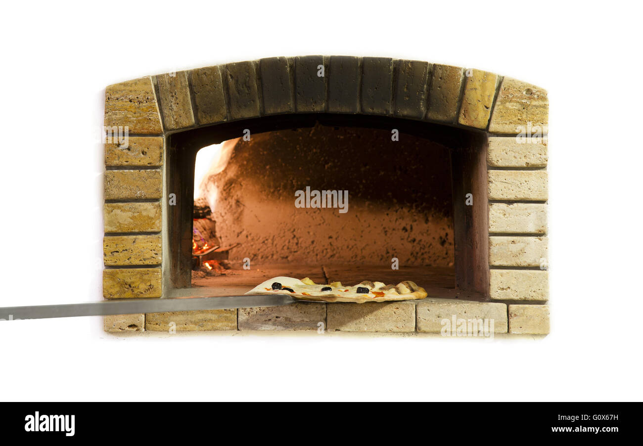 Traditional fire oven for pizza, Italian style Stock Photo - Alamy