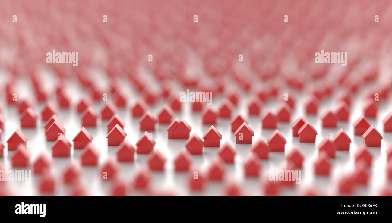 Home and property concepts, 3d background Stock Photo - Alamy