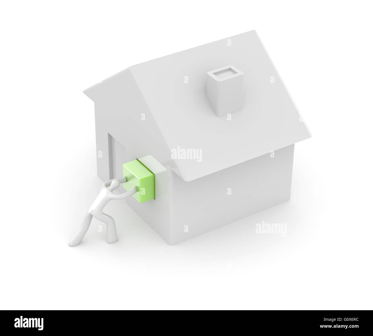 Home and energy efficiency illustration concepts Stock Photo - Alamy