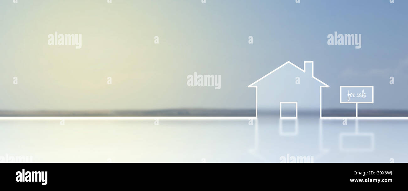 Home and property concepts, 3d background Stock Photo - Alamy