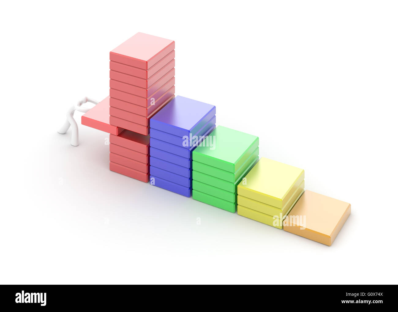 Original three dimensional background, business and financial concepts ...