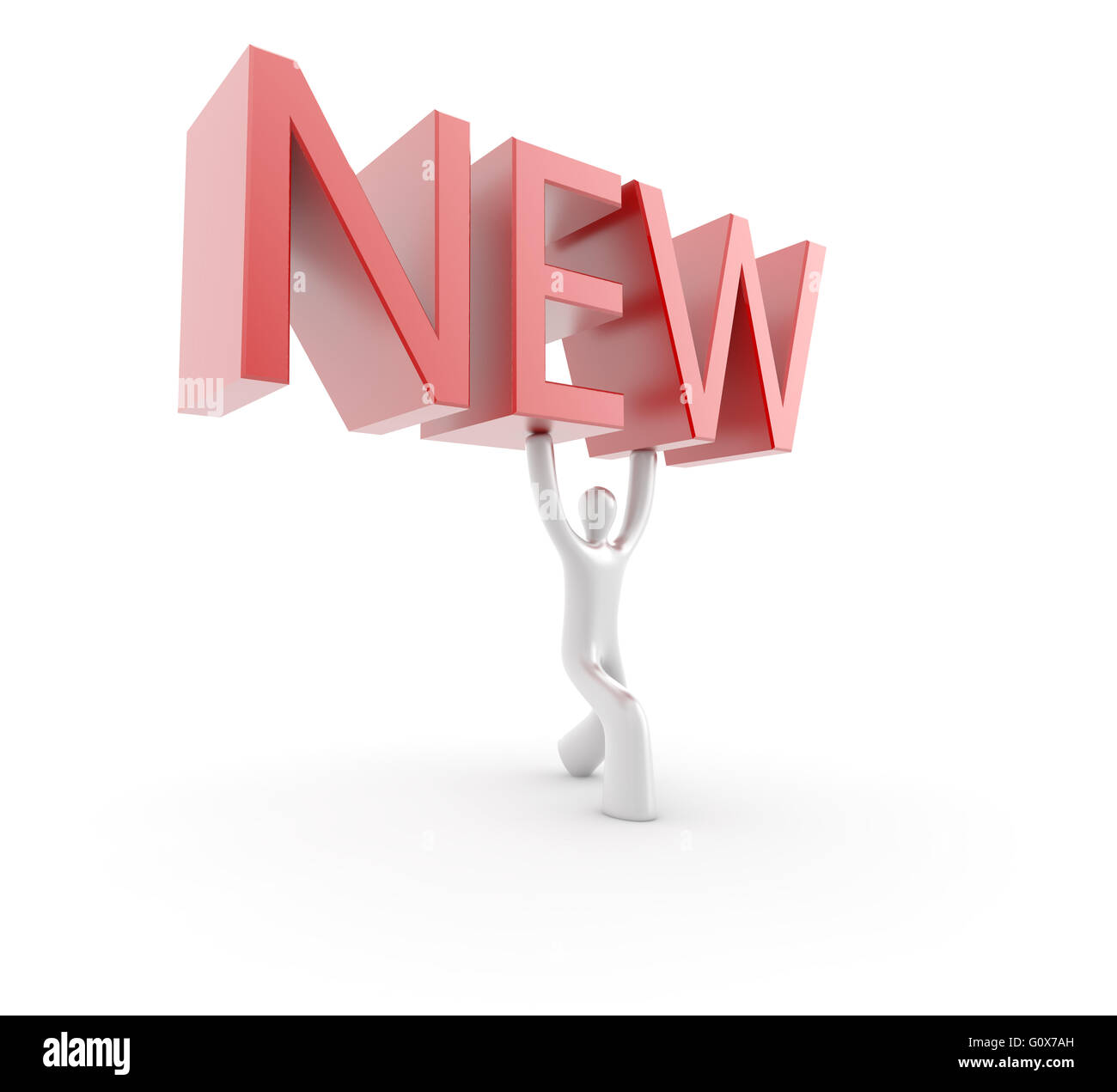 Corporate message, original illustration on white Stock Photo - Alamy