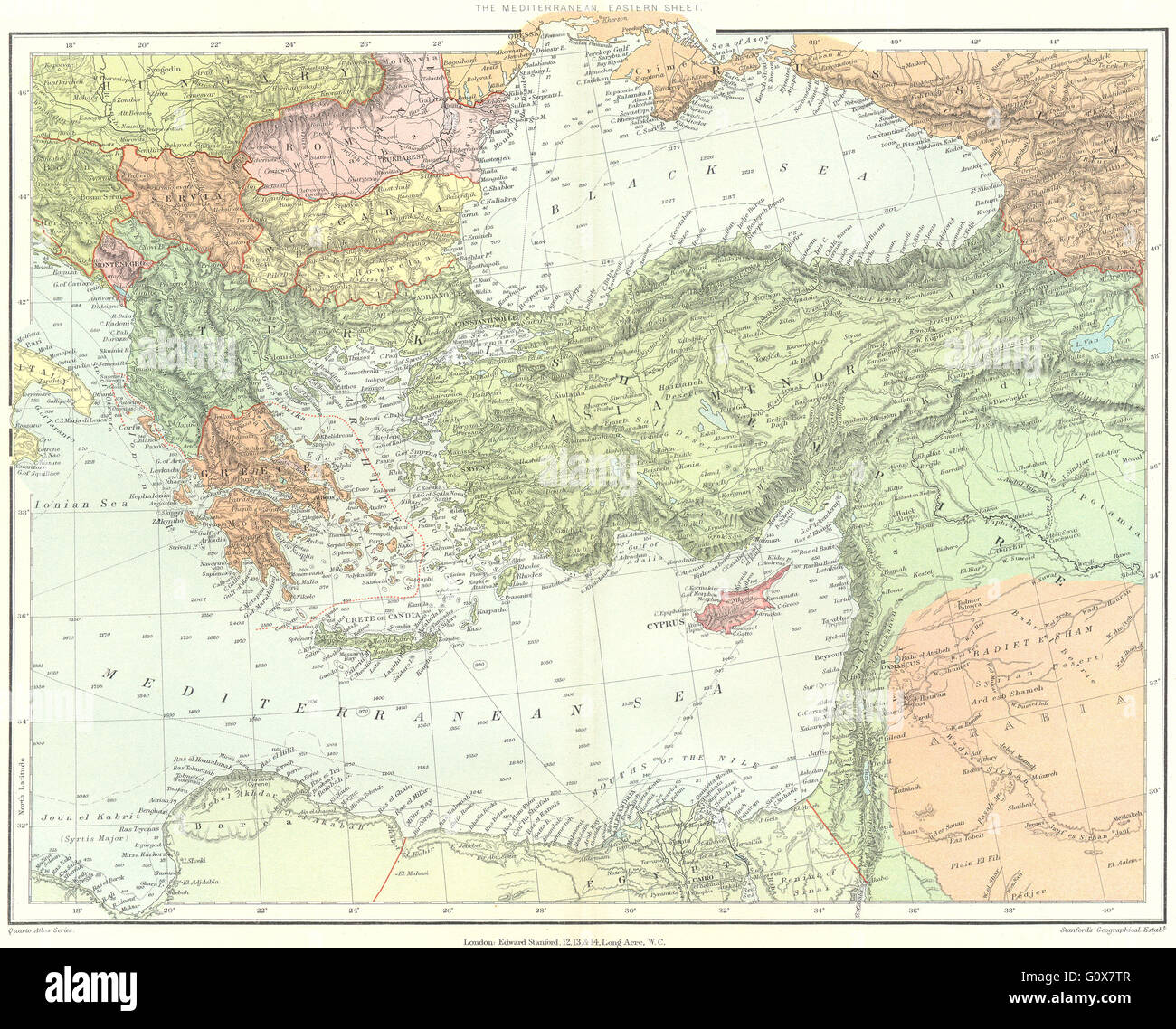 Ottoman empire map hi-res stock photography and images - Alamy