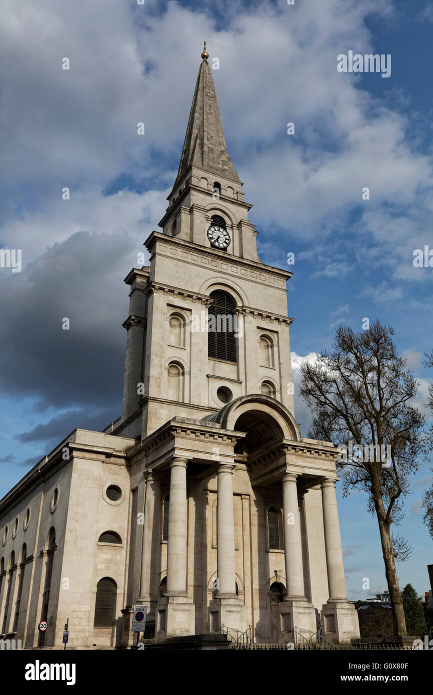 Christ Church Spitalfields in East London Stock Photo - Alamy