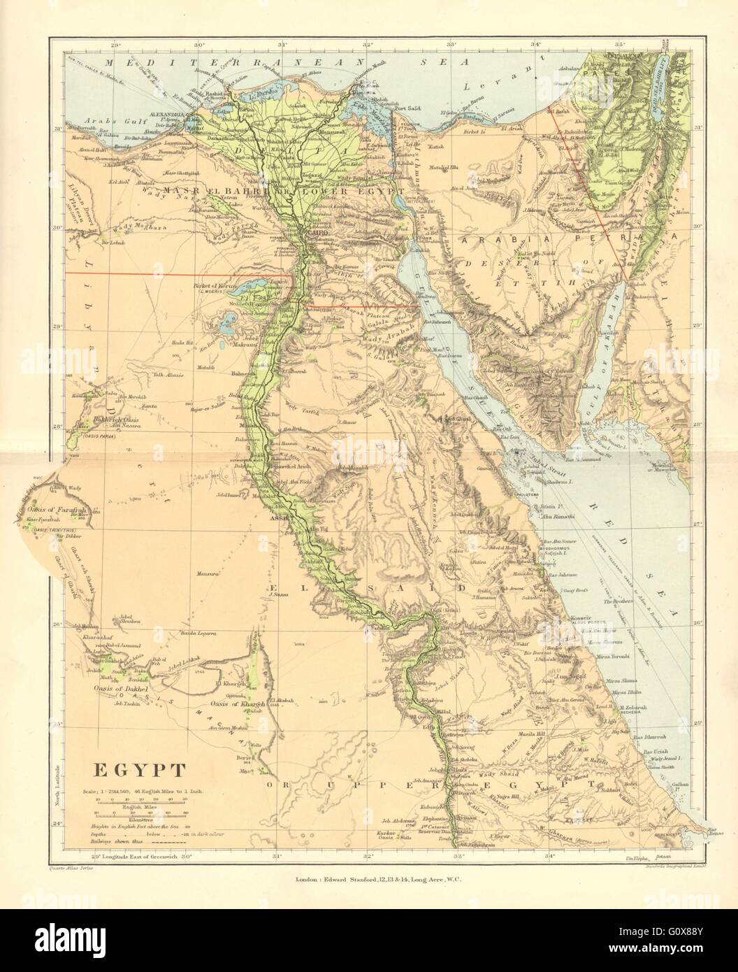 Nile River Delta Map