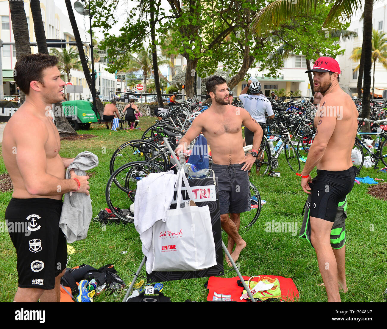 Celebrities and participants take part in Life Time South Beach ...
