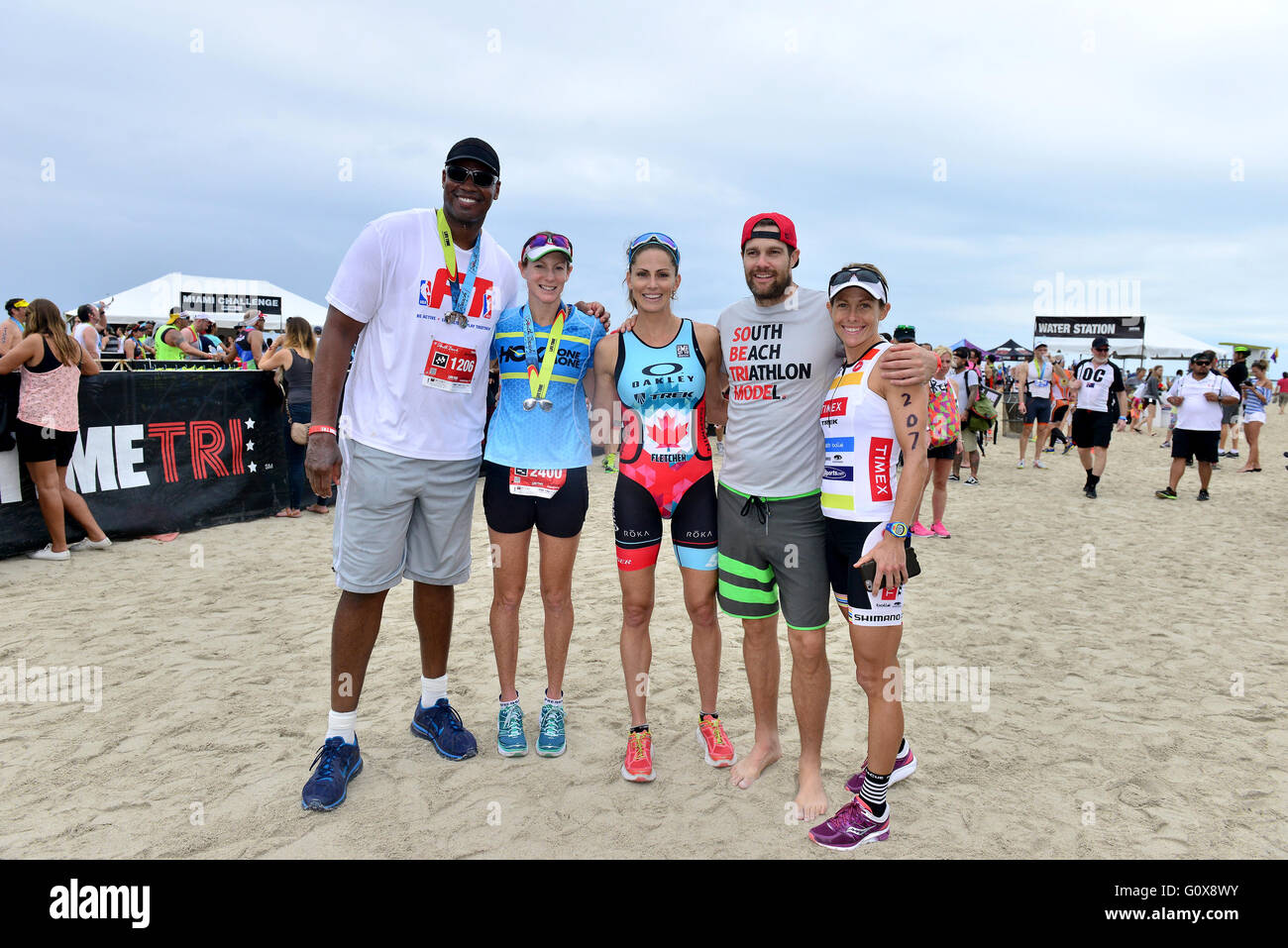 Celebrities and participants take part in Life Time South Beach ...