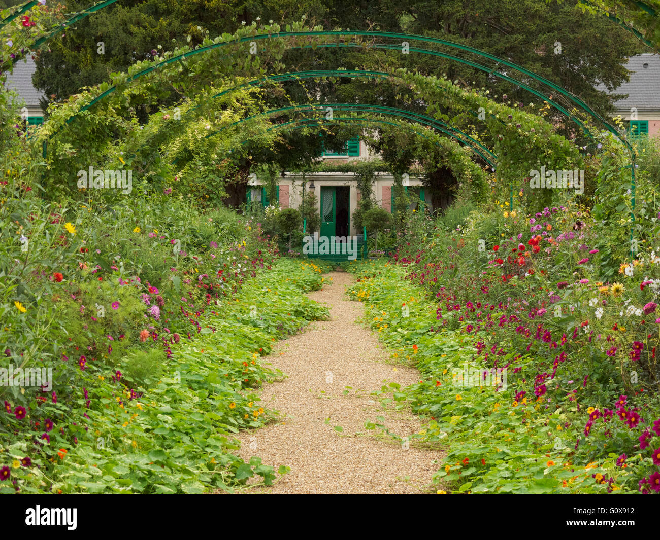 Monet's garden in Giverny, Normandy Stock Photo - Alamy