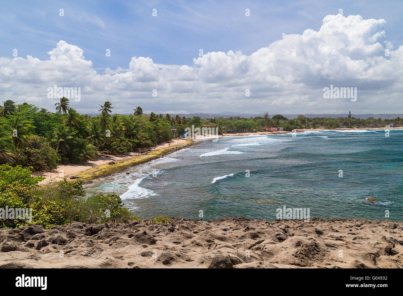 Beach around Cueva Del Indio - Indian Cave, Puerto Rico Stock Photo - Alamy