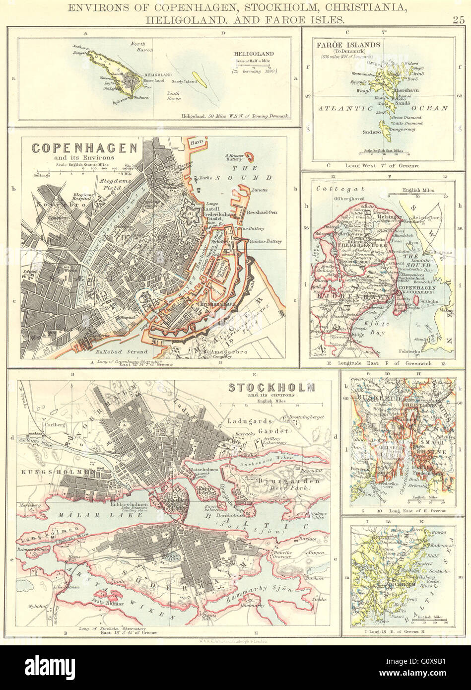 Map of faroe islands hi-res stock photography and images - Alamy
