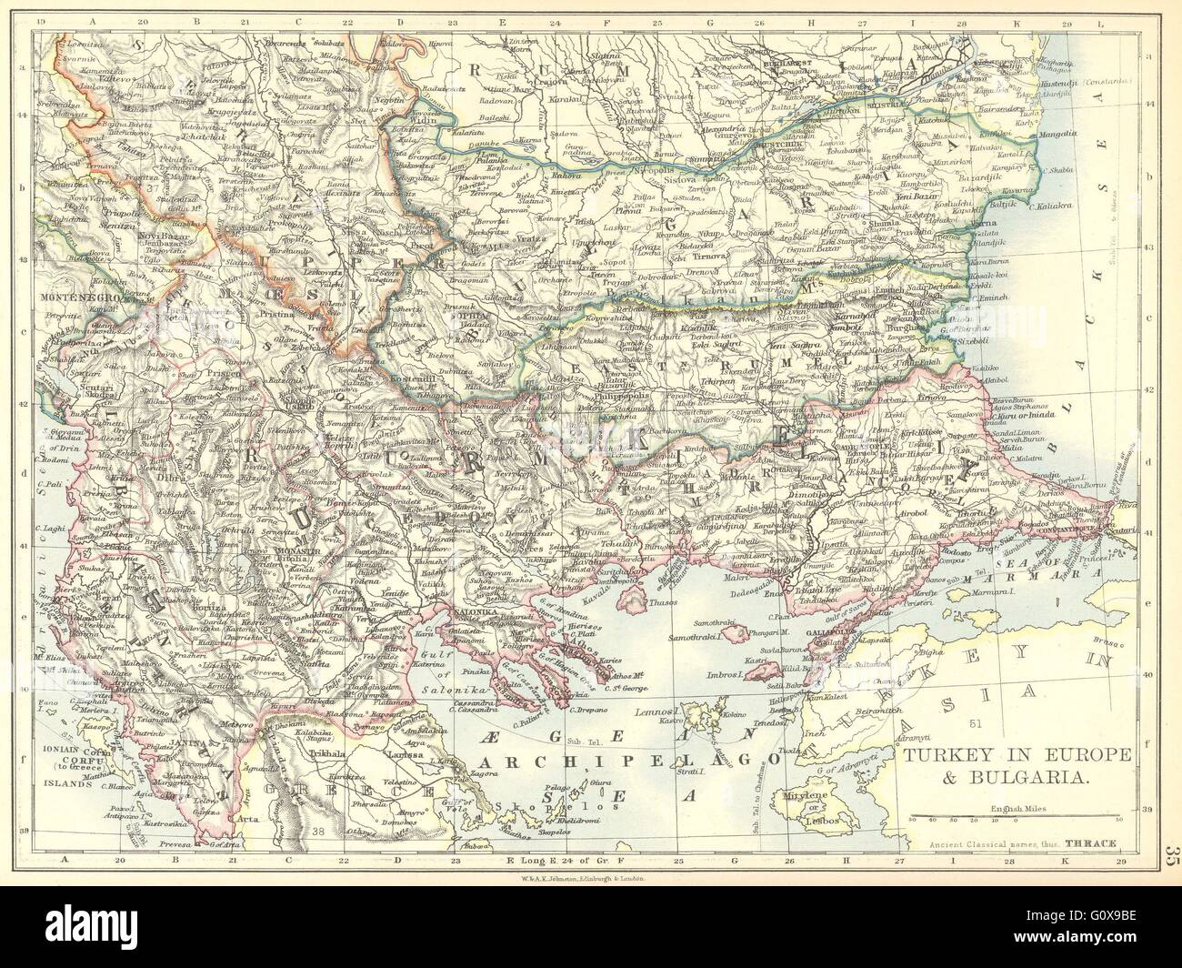 Political map balkans hi-res stock photography and images - Alamy