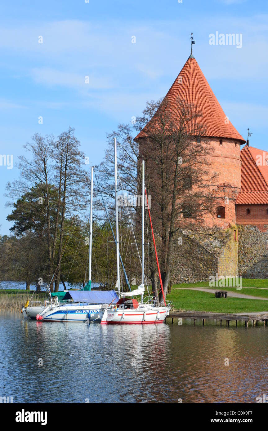Trakai castle, Lithuania Stock Photo - Alamy