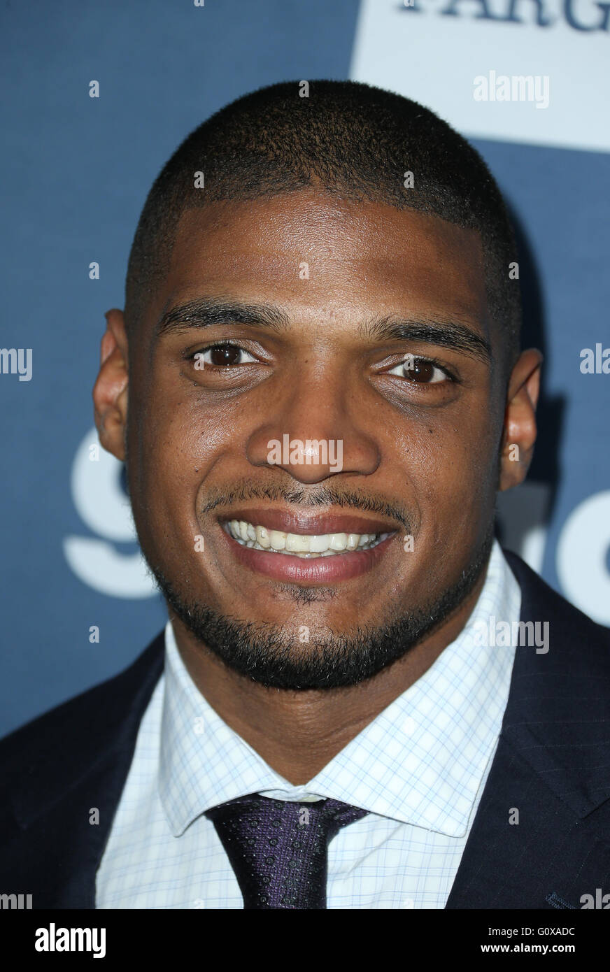27th Annual GLAAD Media Awards Featuring: Michael Sam Where: Beverly Hills, California, United ...