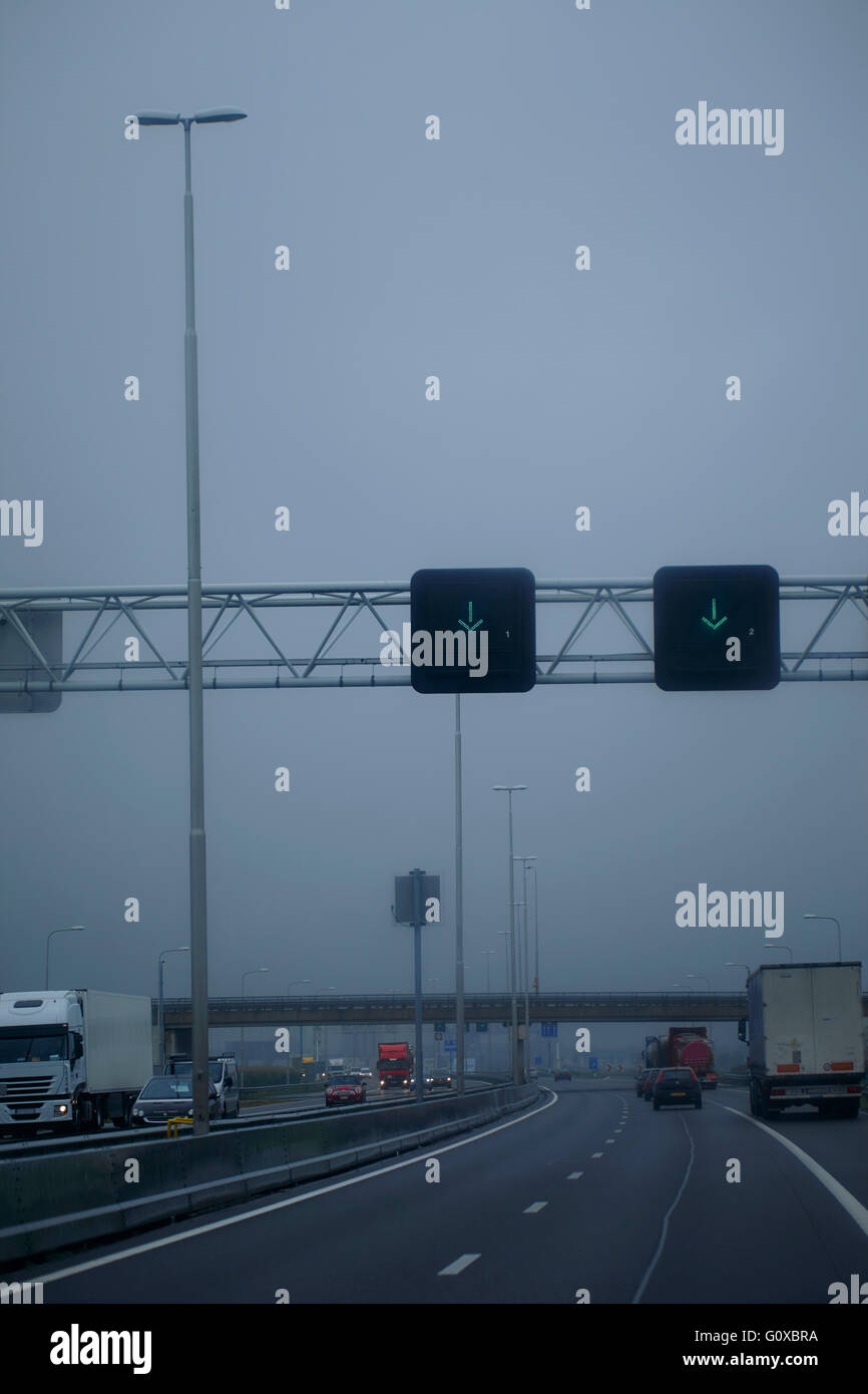 Dutch motorway sign holland hi-res stock photography and images - Alamy