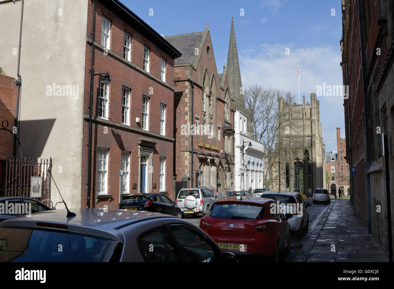 The Church house near Sheffield Cathedral, St James Street Stock Photo ...