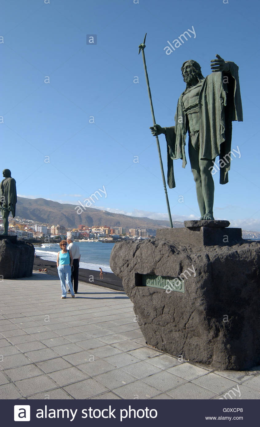 Tenerife Canary Islands Candelaria Statues Stock Photos & Tenerife ...