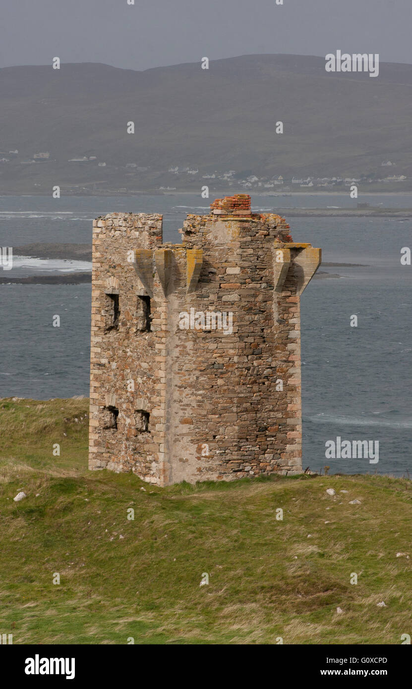 Former signalling tower on County Donegal coast near Maghery, Co ...