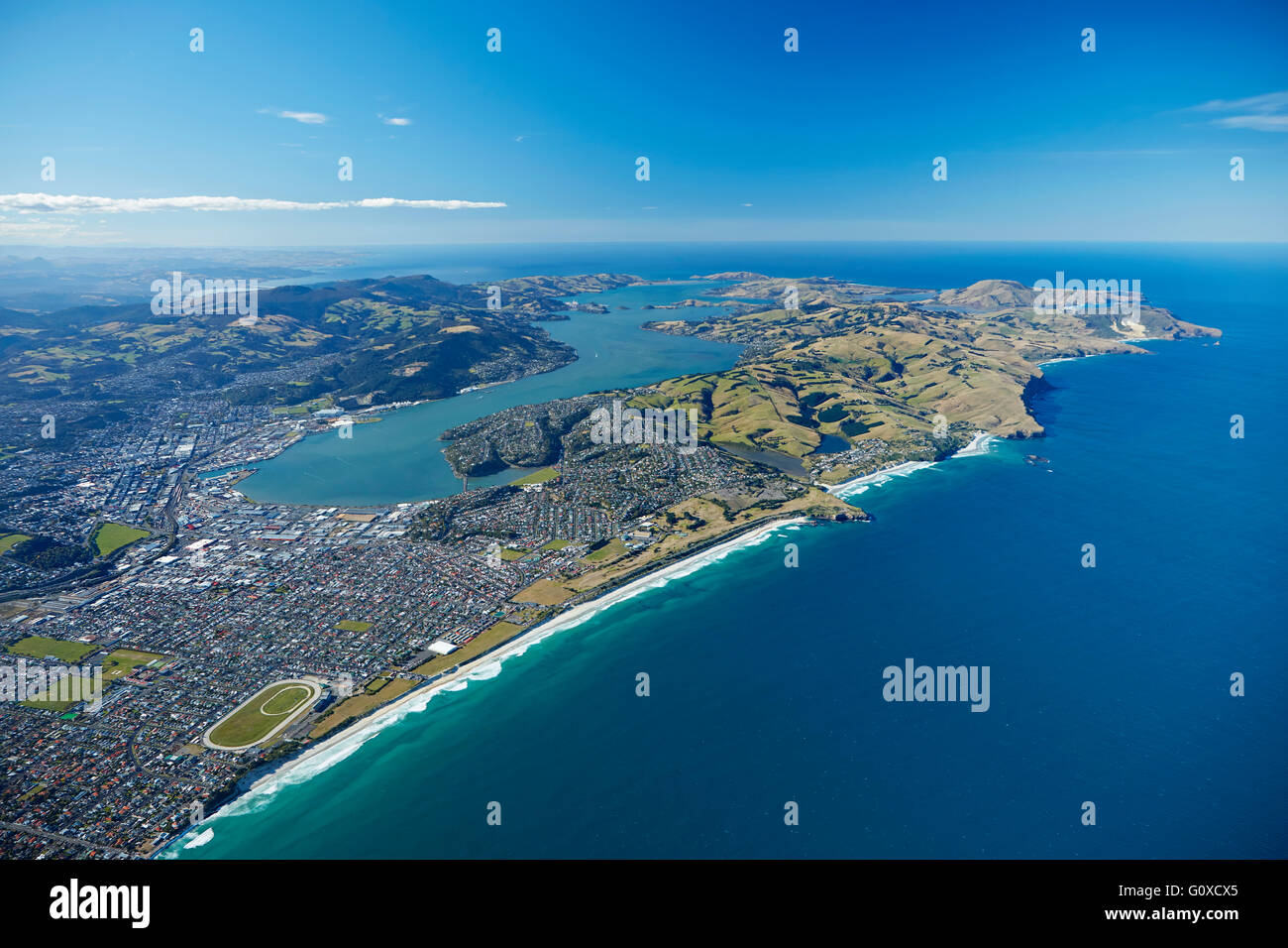 St Clair and St Kilda Beaches, Otago Harbour and Otago Peninsula ...