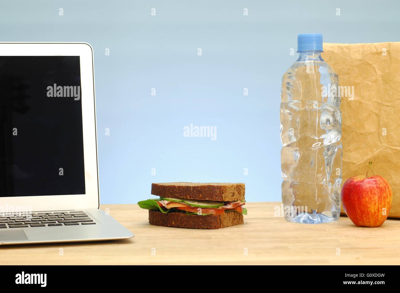 A studio photo of lunch at work Stock Photo - Alamy