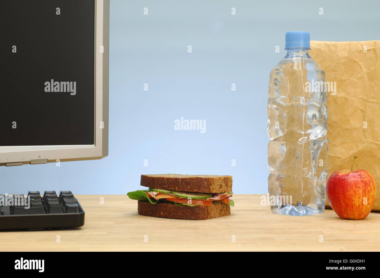 A studio photo of lunch at work Stock Photo - Alamy