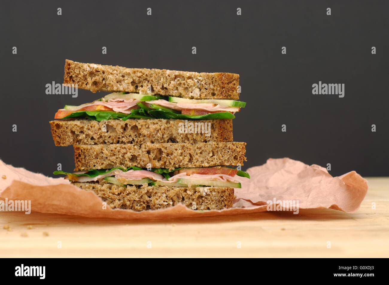 A studio photo of a sandwich at work Stock Photo - Alamy