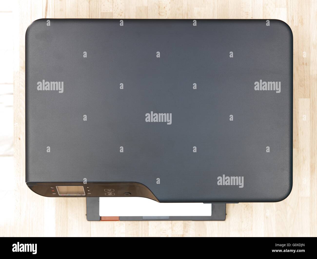 A close up shot of a home document printer Stock Photo - Alamy