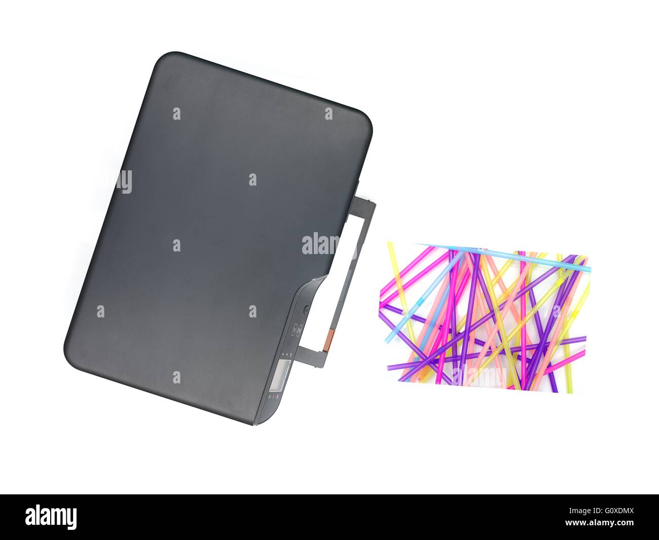 Large inkjet printer printing Cut Out Stock Images & Pictures - Alamy