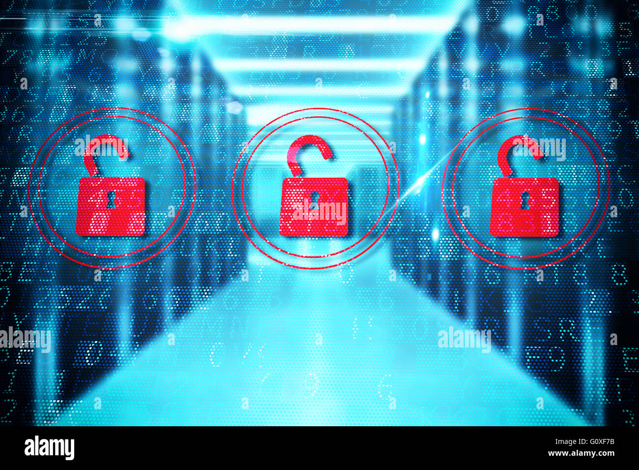 Security open padlock Stock Photo - Alamy