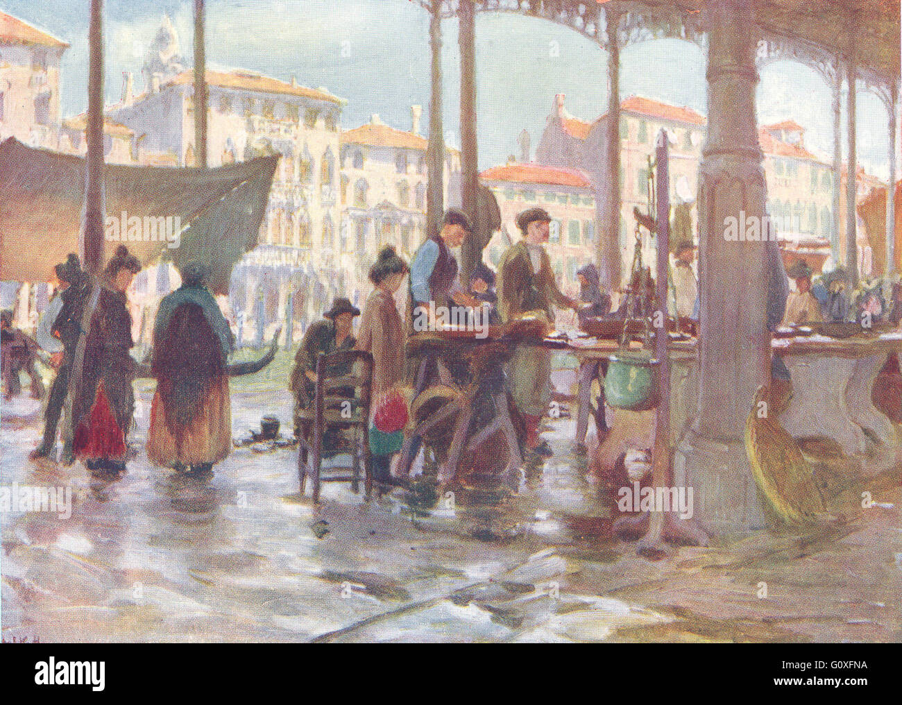 Vintage fish market High Resolution Stock Photography and Images - Alamy