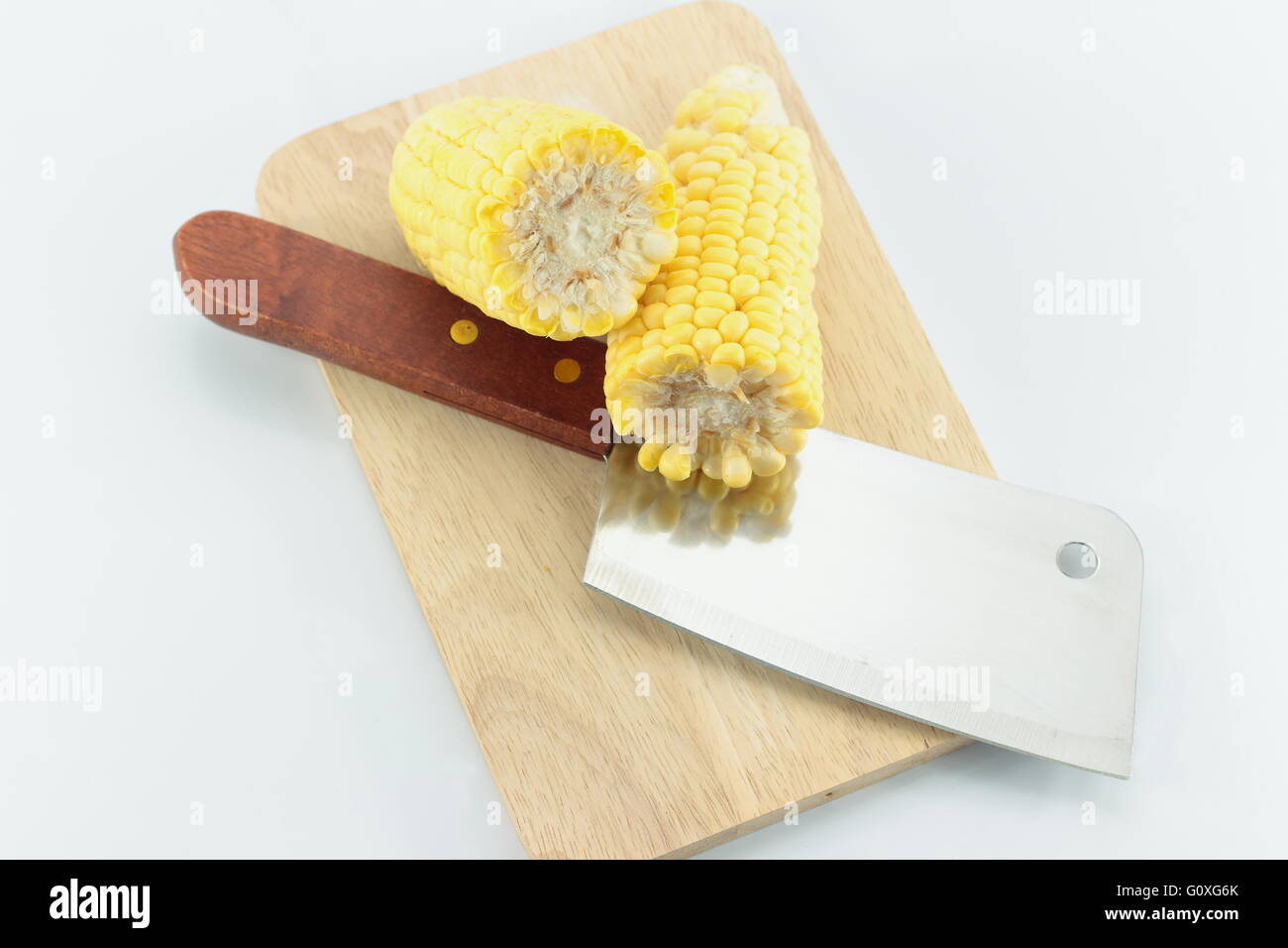 corns ready for slice and cut Stock Photo - Alamy