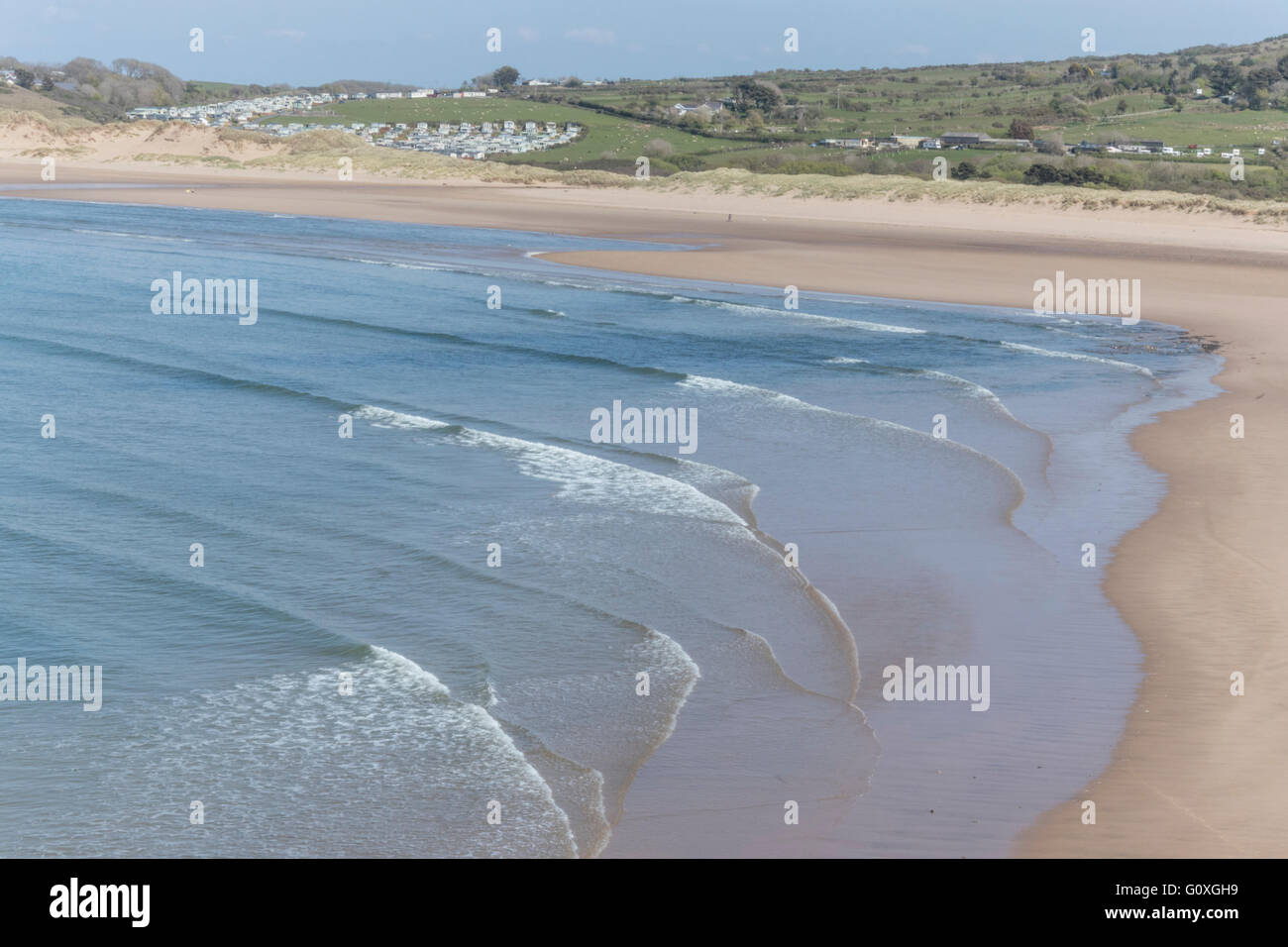 Broughton Bay on the North Gower Peninsular, Wales Stock Photo - Alamy