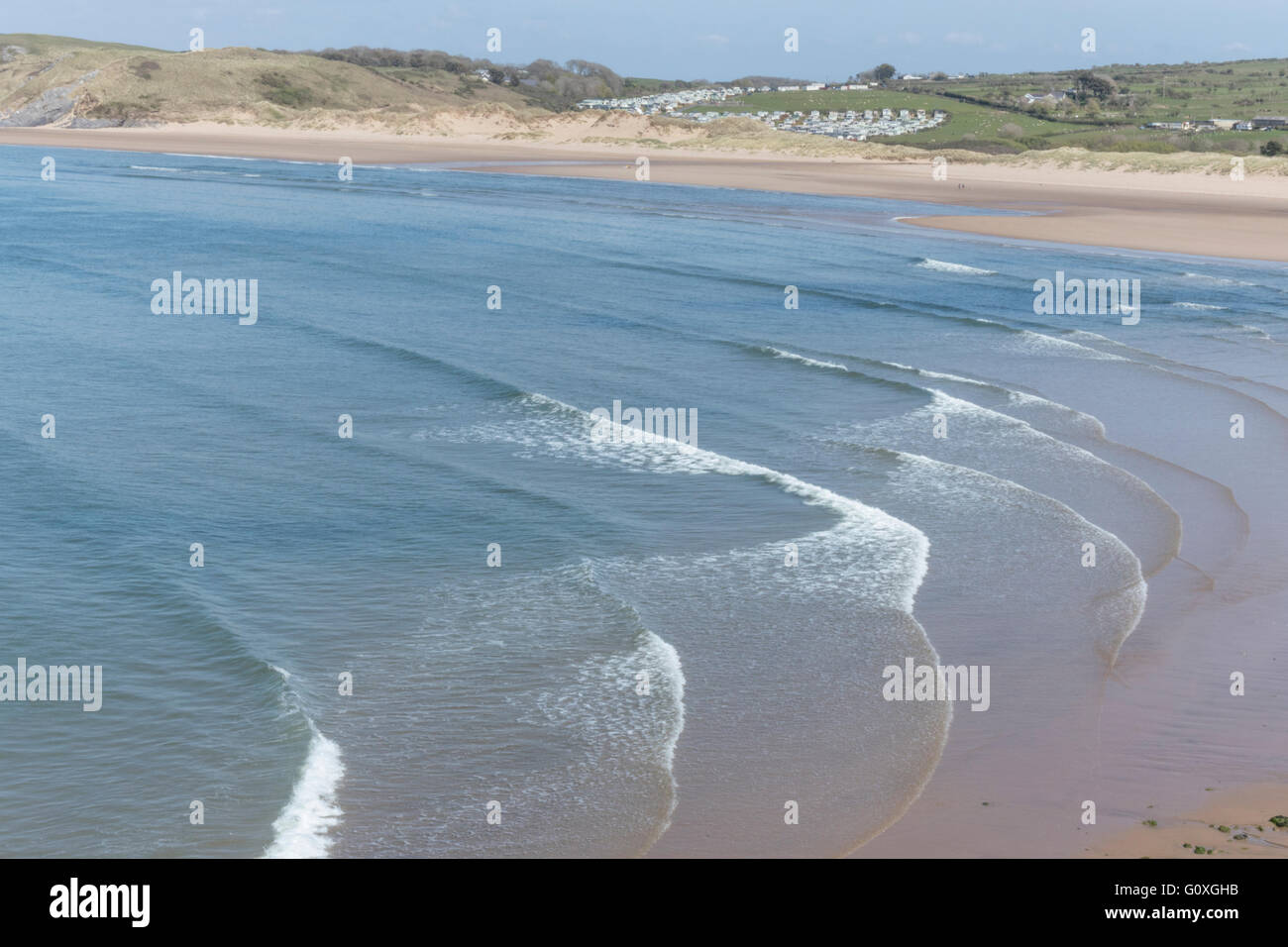 Broughton Bay on the North Gower Peninsular, Wales Stock Photo - Alamy