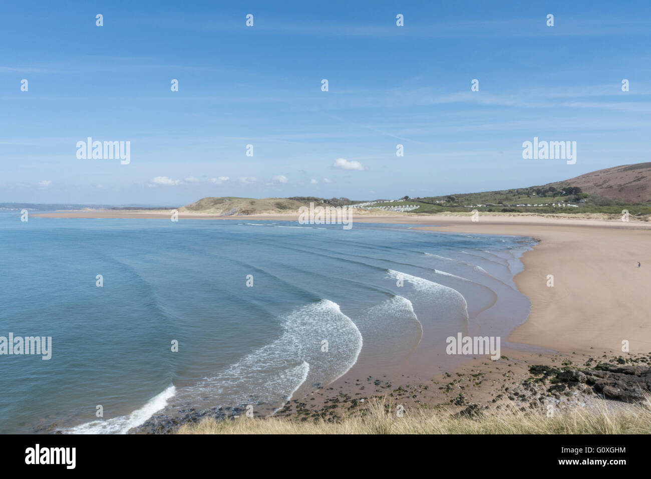 Broughton Bay on the North Gower Peninsular, Wales Stock Photo - Alamy