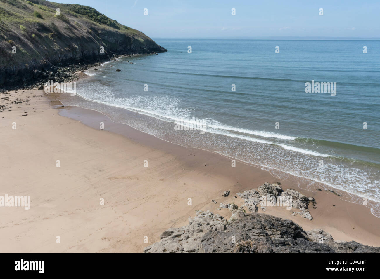 Broughton Bay on the North Gower Peninsular, Wales Stock Photo - Alamy