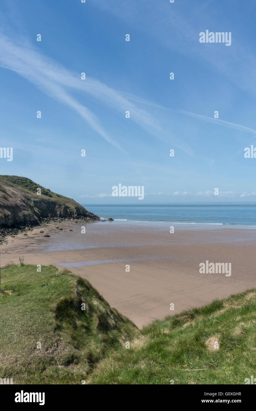 Broughton Bay on the North Gower Peninsular, Wales Stock Photo - Alamy