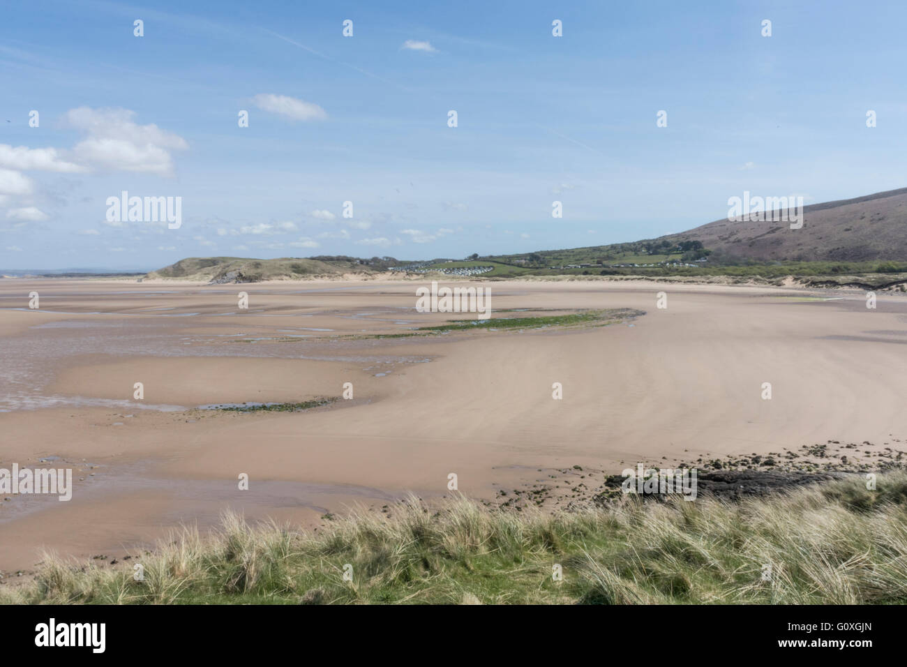 Broughton Bay on the North Gower Peninsular, Wales Stock Photo - Alamy