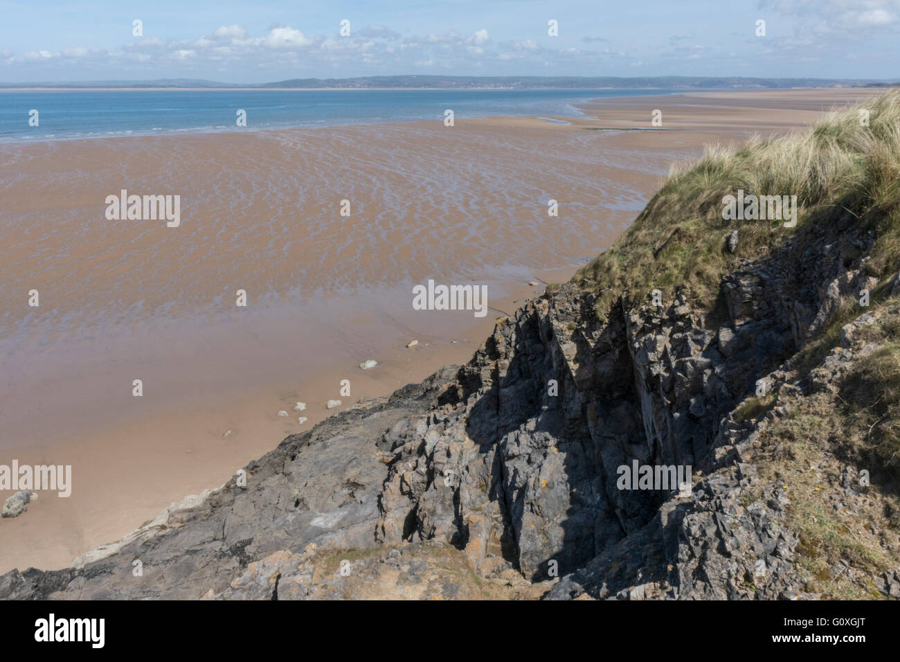 Broughton Bay on the North Gower Peninsular, Wales Stock Photo - Alamy