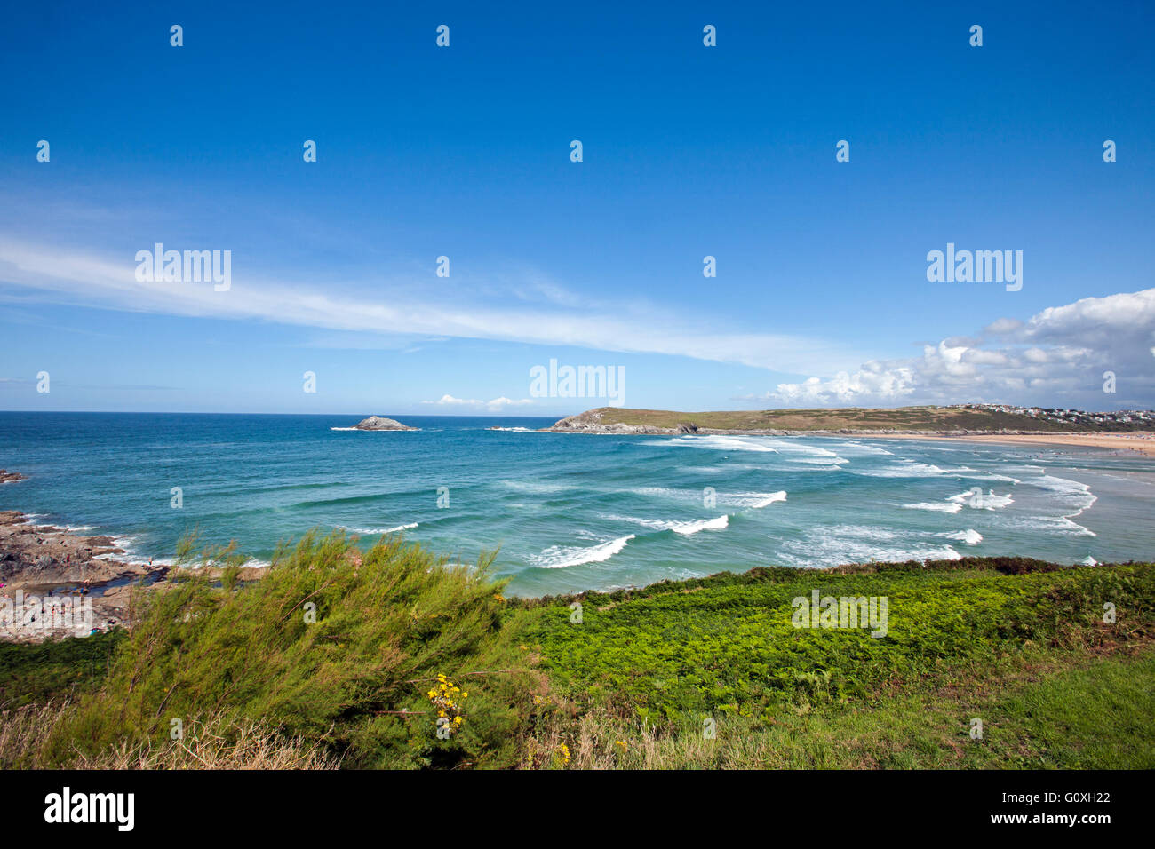 Polzeath beach St Teath North Cornwall Stock Photo - Alamy