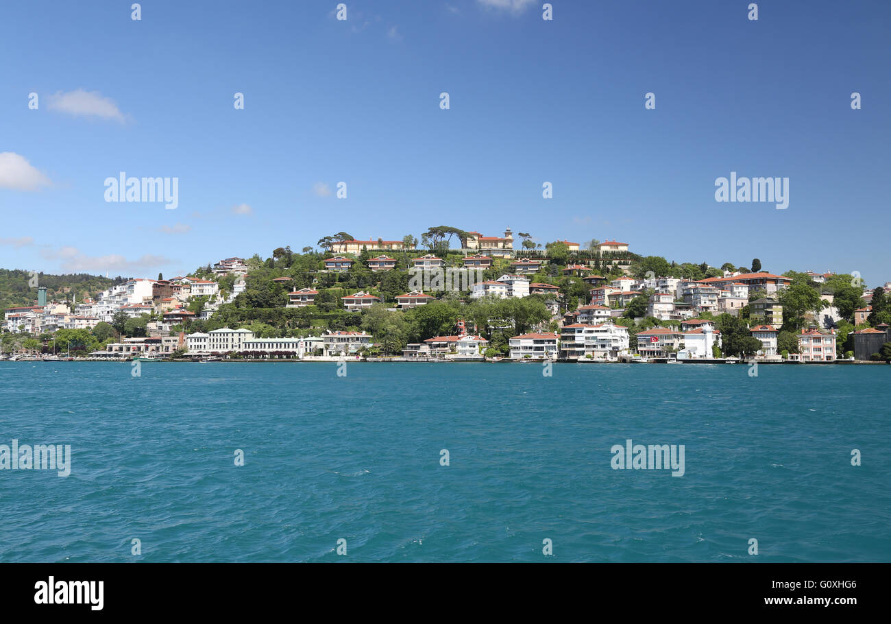 Buildings in Bosphorus Strait, Istanbul City, Turkey Stock Photo - Alamy