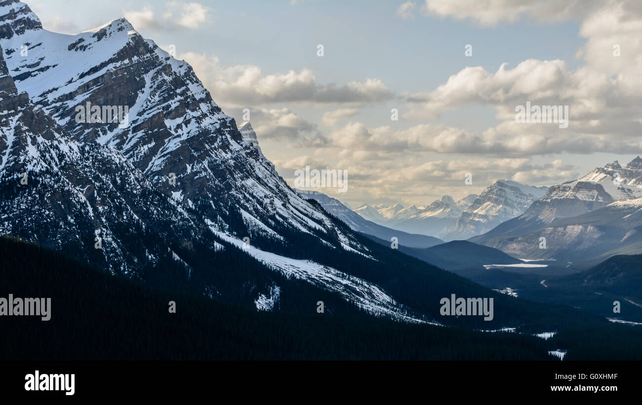 The peaks in Banff national park are straight out of a film. Only a ...