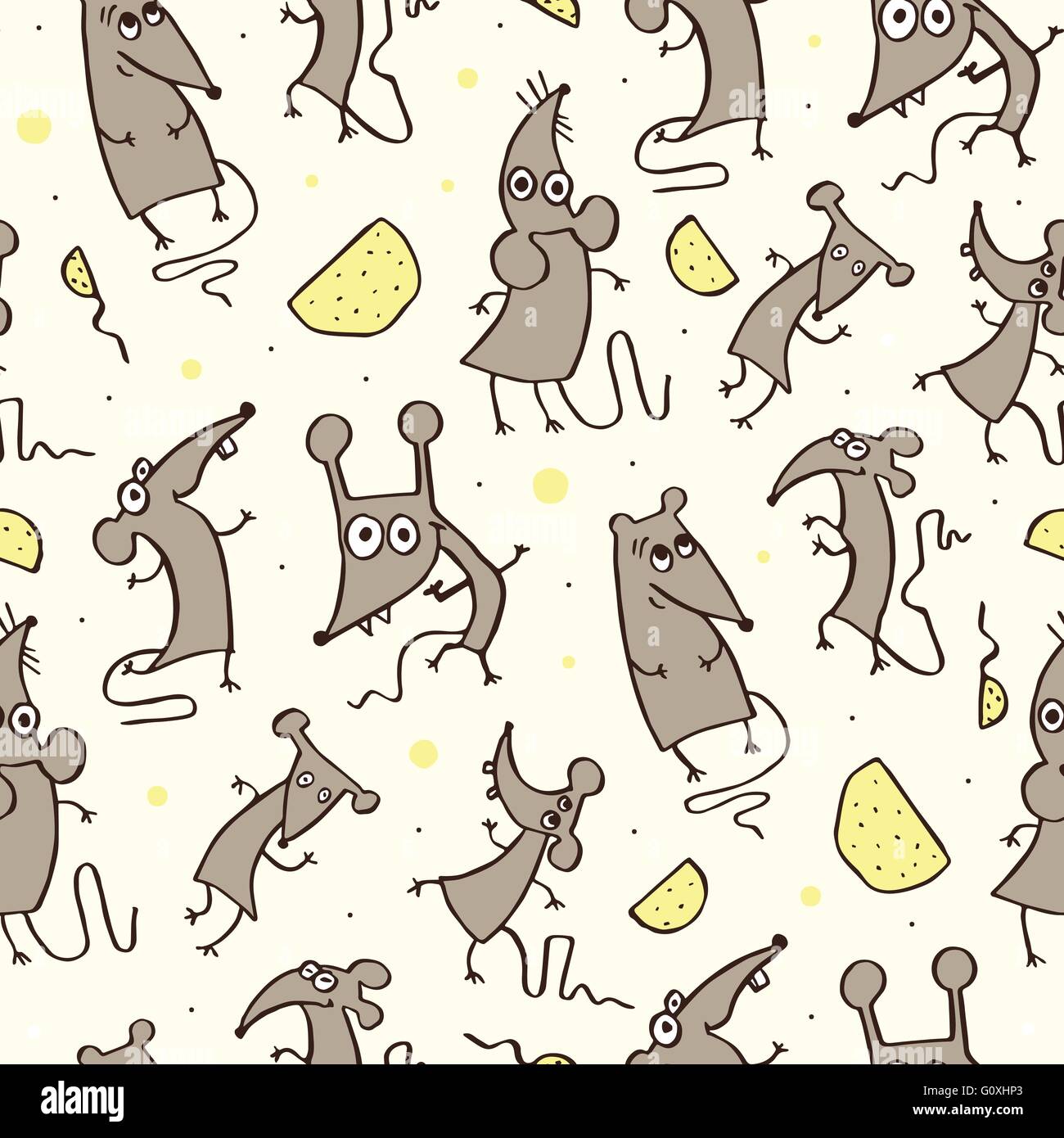 Funny Rat, seamless pattern Stock Vector Image & Art - Alamy